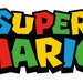 Custom Super Mario Logo With Name, Digital Super Mario Birthday Party ...