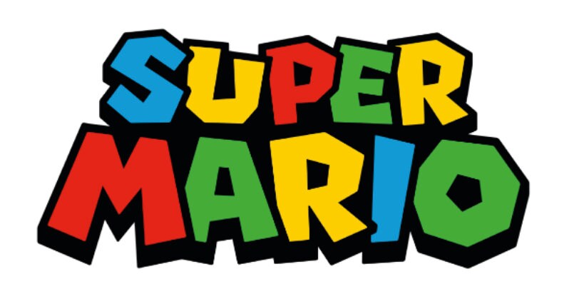 Custom Super Mario Logo With Name, Digital Super Mario Birthday Party ...
