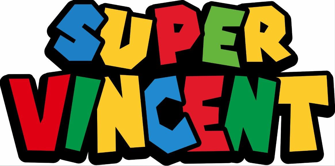 Custom Mario Logo With Name, Digital Mario Birthday Party Logo, Super ...