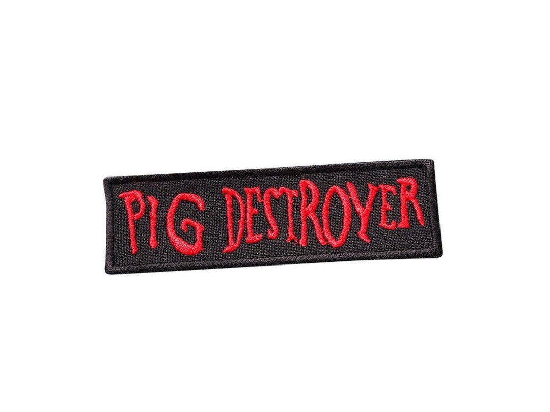 PIG DESTROYER Embroidered Patch, Black Metal, Death Metal, Grindcore ...