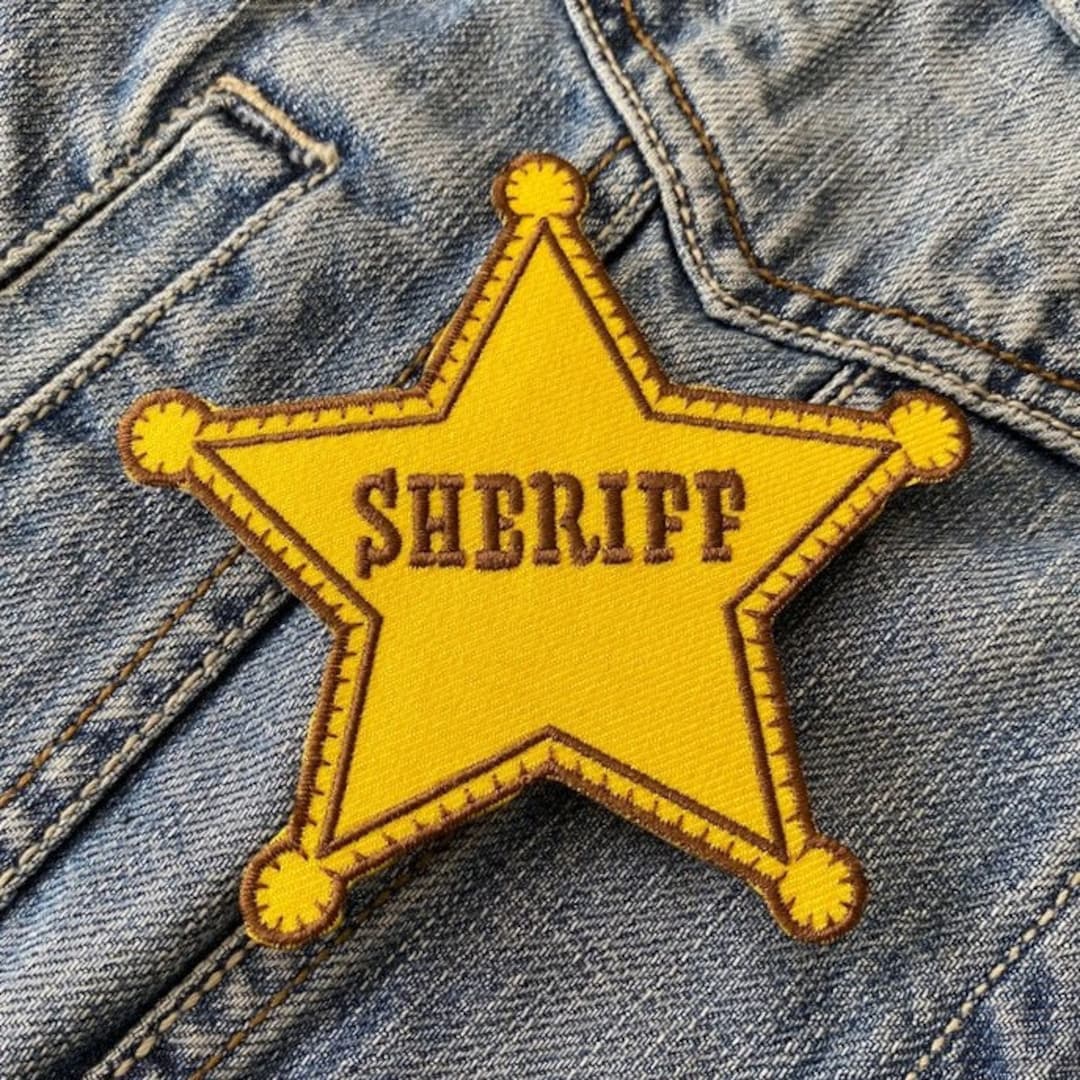 Toy Story Woody Sheriff Badge Embroidered Patch Sew on Iron on - Etsy