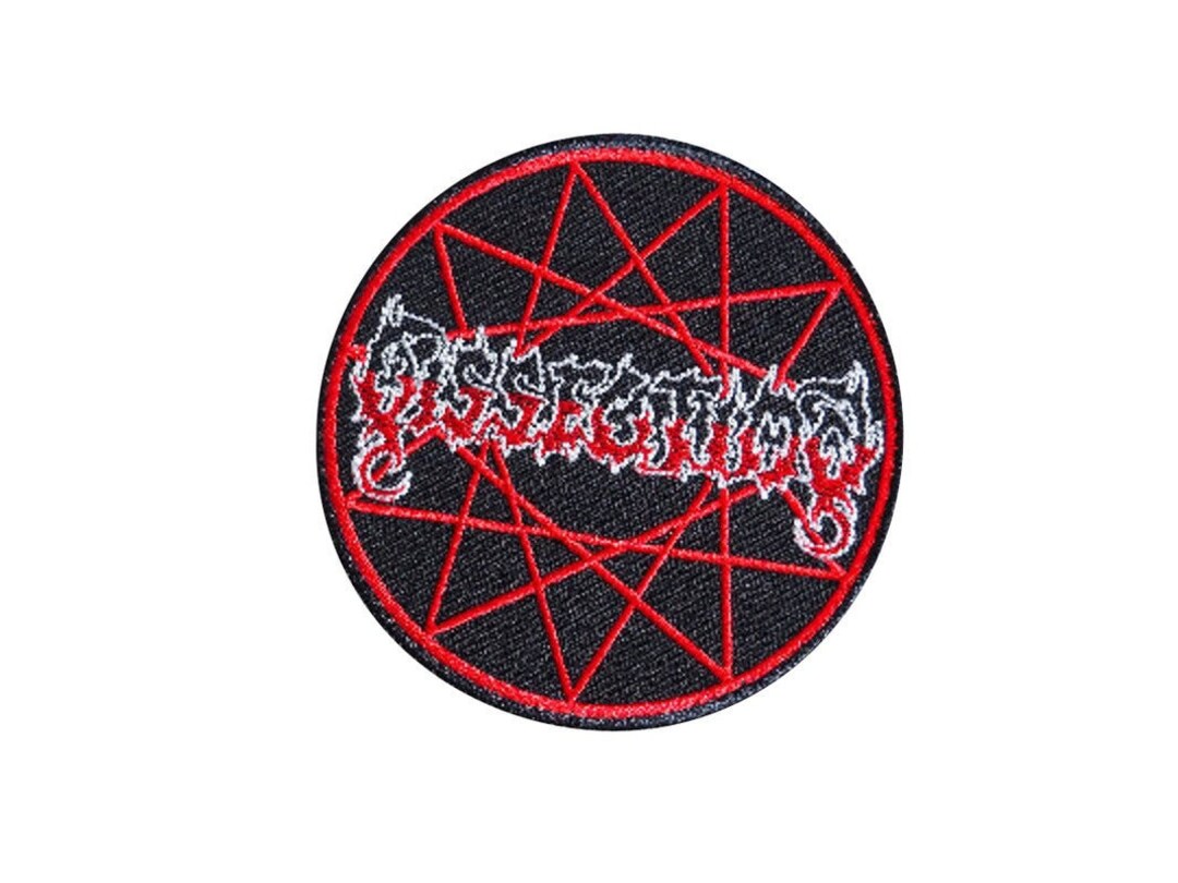 Embroidered Patch Black Metal Death Thrash Moonblood Immortal Gorgoroth Norway Satanic Occult ...