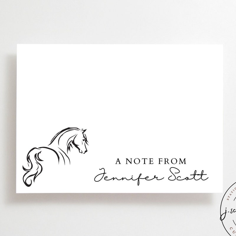 Horse Note Cards - Etsy