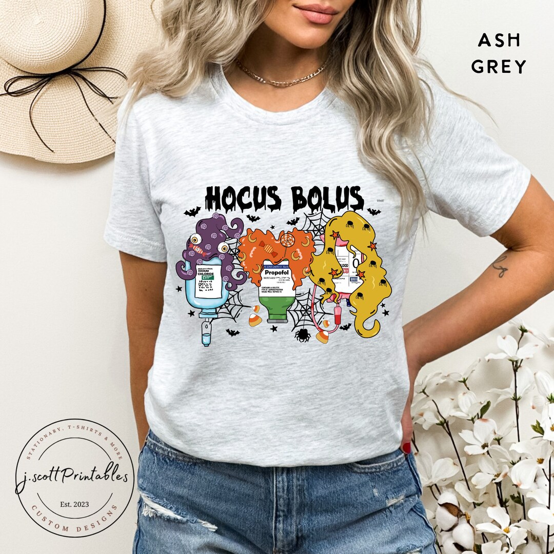 Hocus Bolus Nurse T-shirt Spooky Nurse Gift for Doctor Gift - Etsy