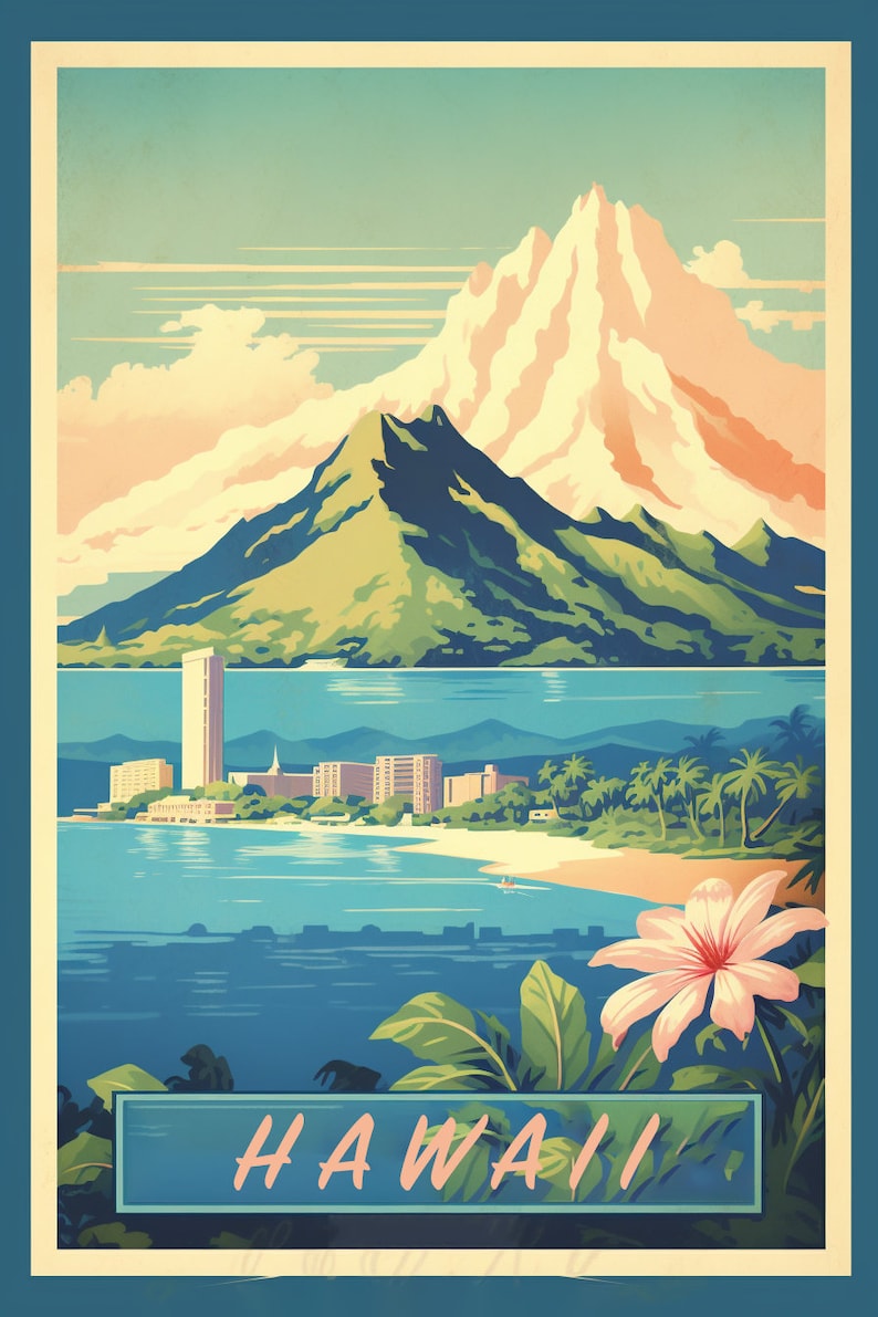 Vintage City Travel Posters - US City Edition #1 - Etsy