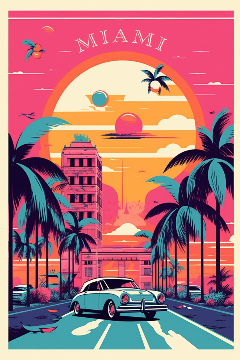 Vintage City Travel Posters - US City Edition #1 - Etsy