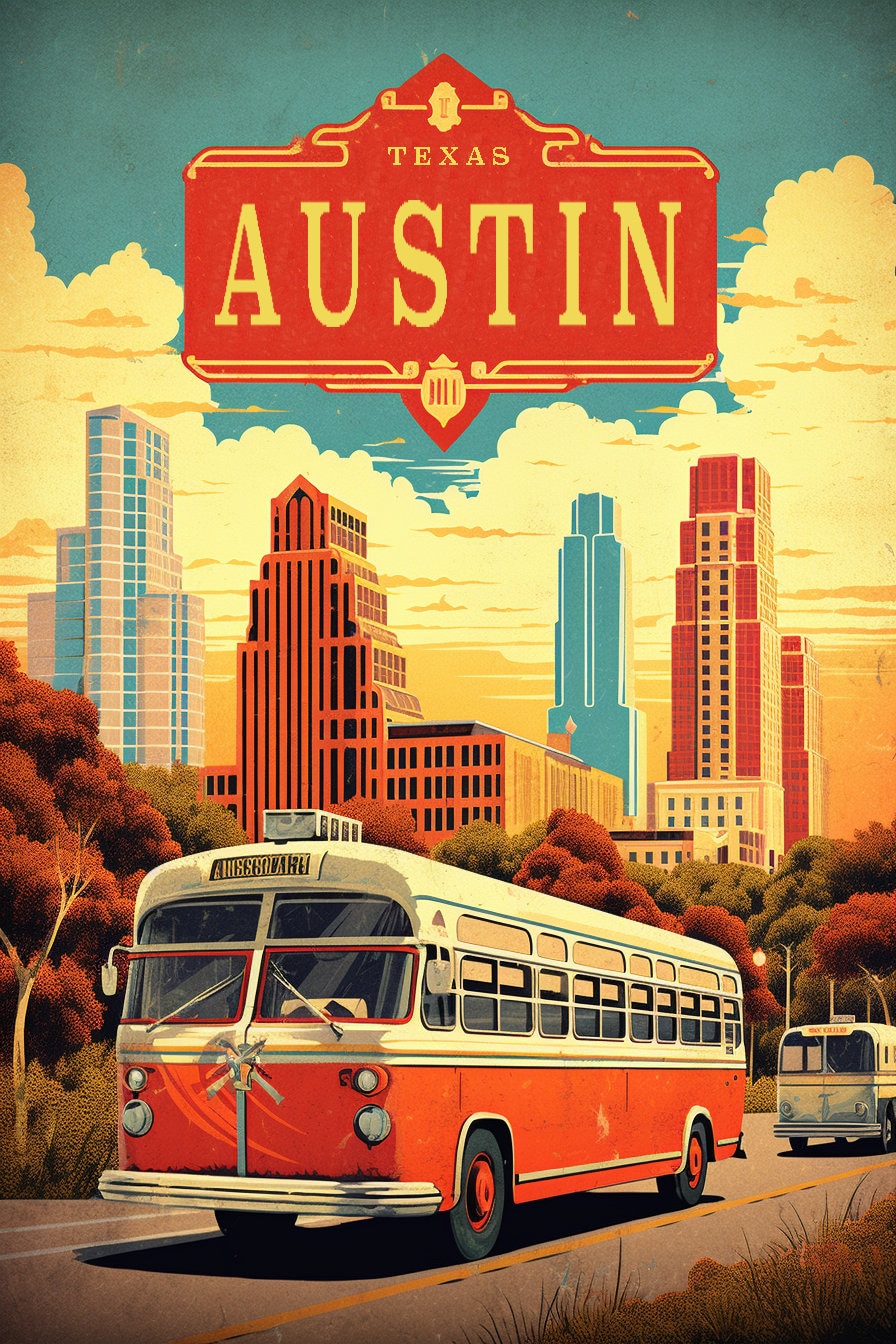 Vintage City Travel Posters - US City Edition #1 - Etsy
