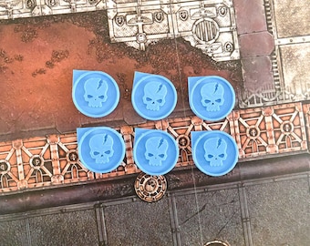 Warhammer 40K Battle Shock Tokens, 3D Printed, Set of 6 - Etsy