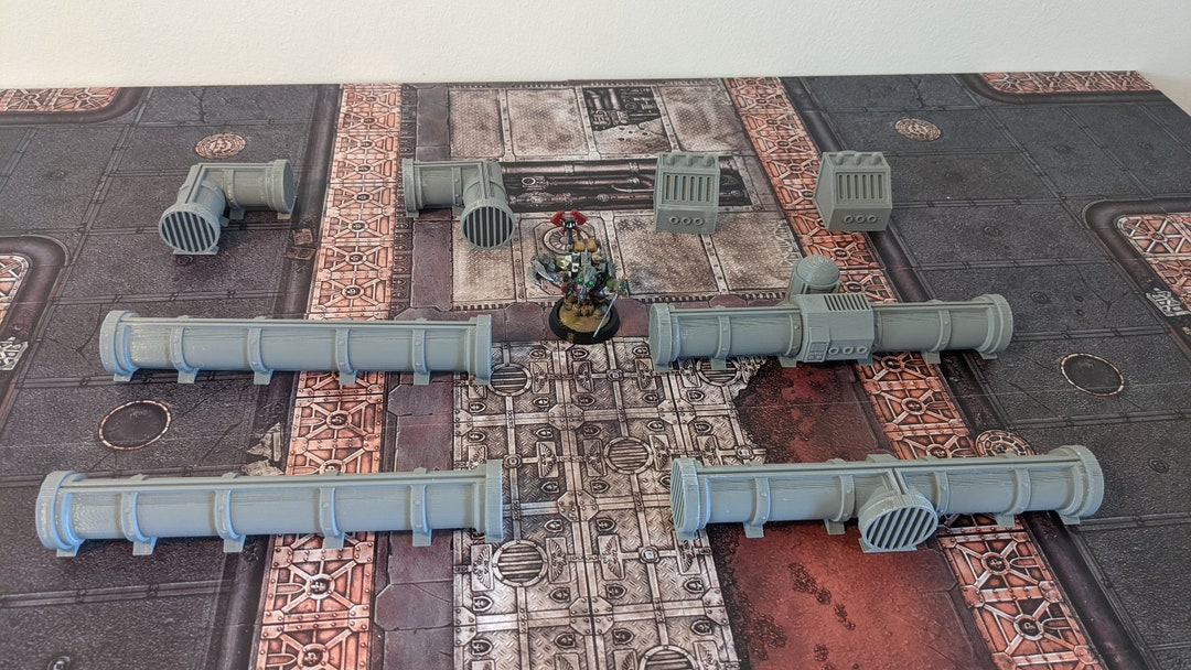 Modular Pipes Terrain: 3D Printed Wargame Scenery - Etsy