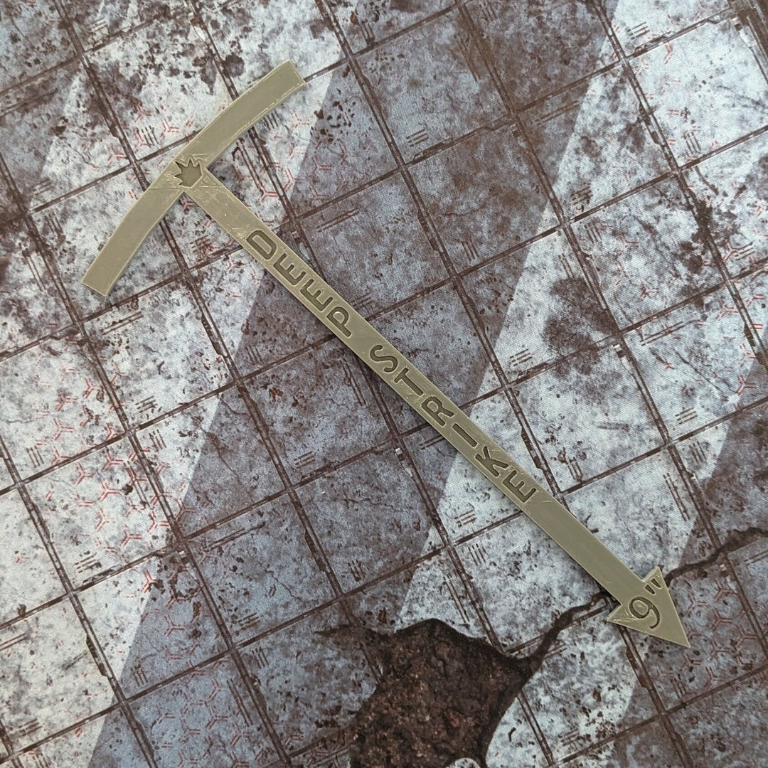 3D Printed 9 Inch Deep Strike Marker, Wargaming Terrain - Etsy
