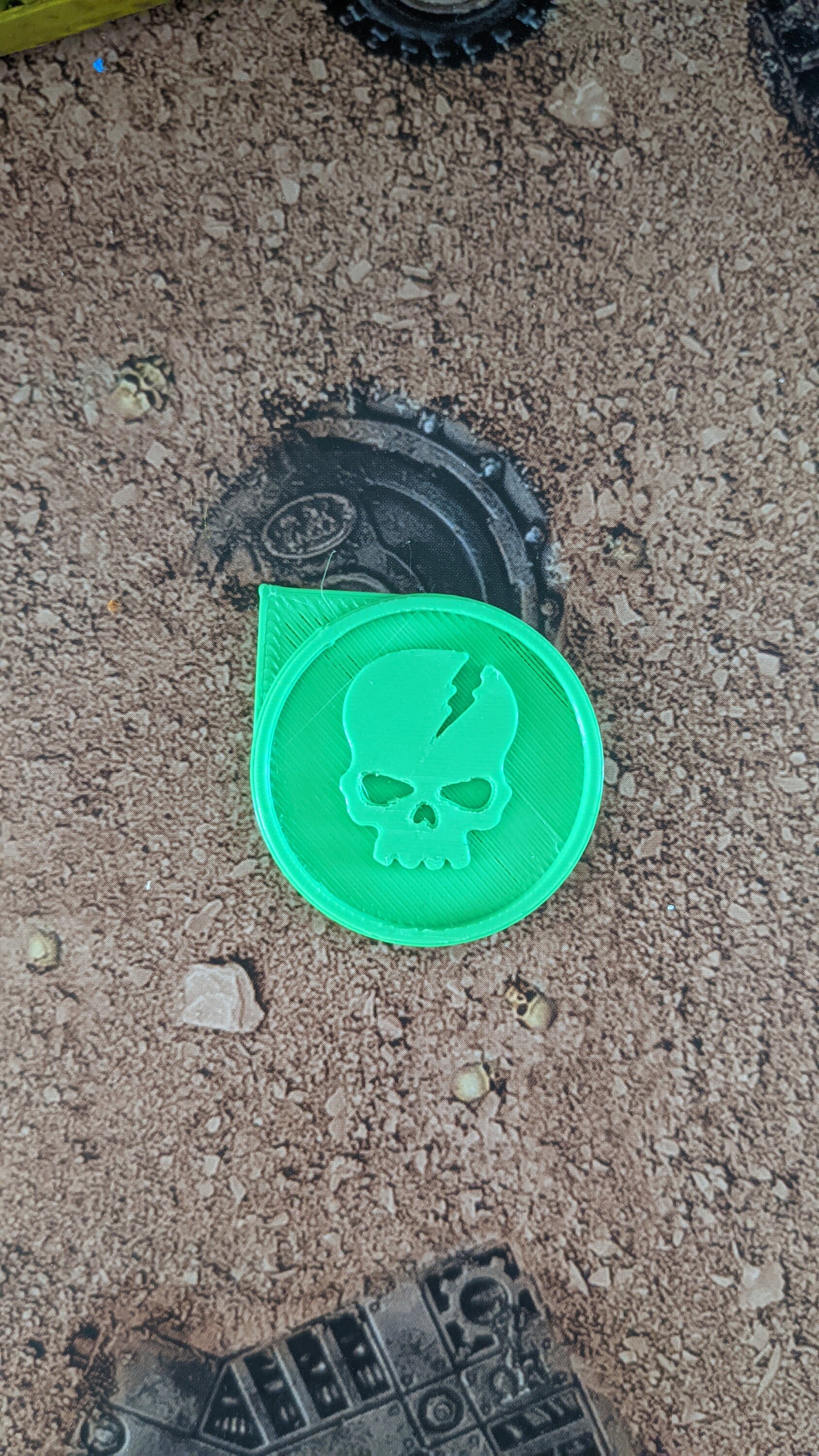 Battleshock Tokens for Warhammer 40K 10th Edition 3D Printed 32mm Sized ...