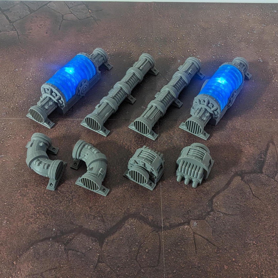 LED Plasma Conduit: 3D Printed Wargaming Terrain - Etsy UK
