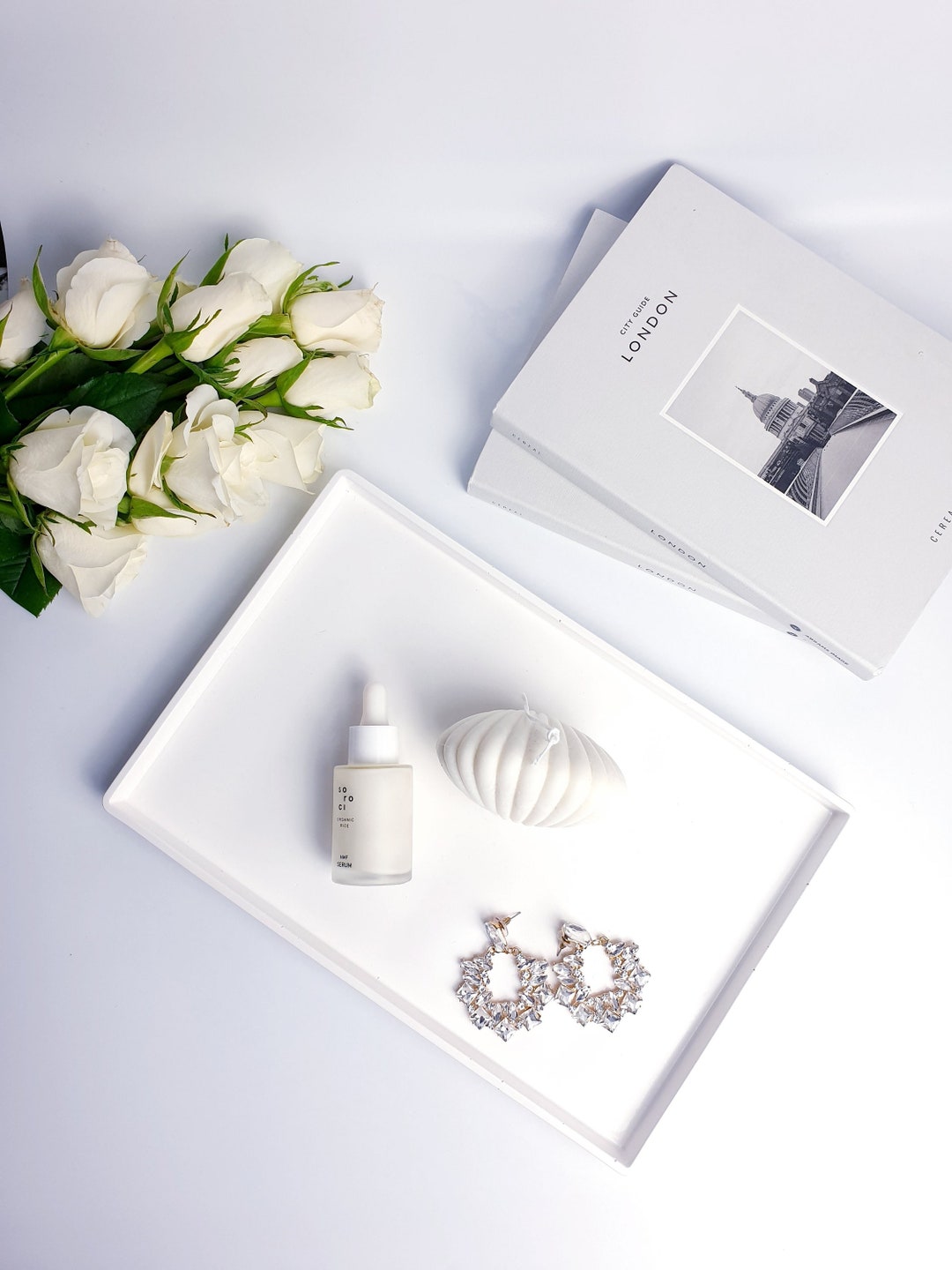 Large Square Display Tray Decorative Tray Living Room Tray - Etsy