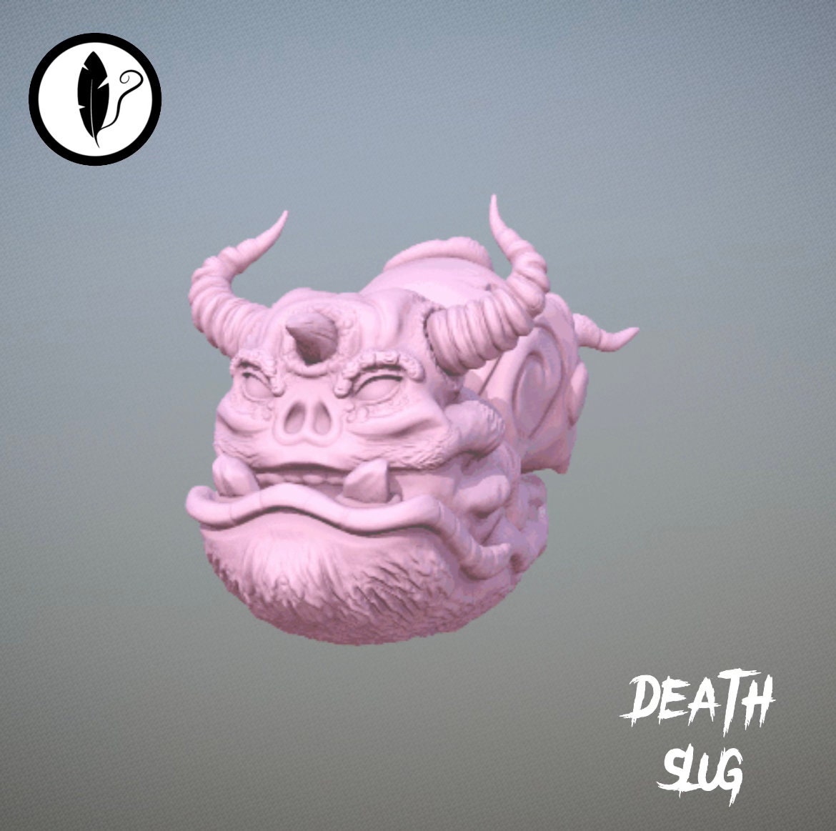 5e RPG 3D Printable STL Miniature Death Slug Monster - Etsy