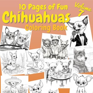 chihuahua coloring pages online