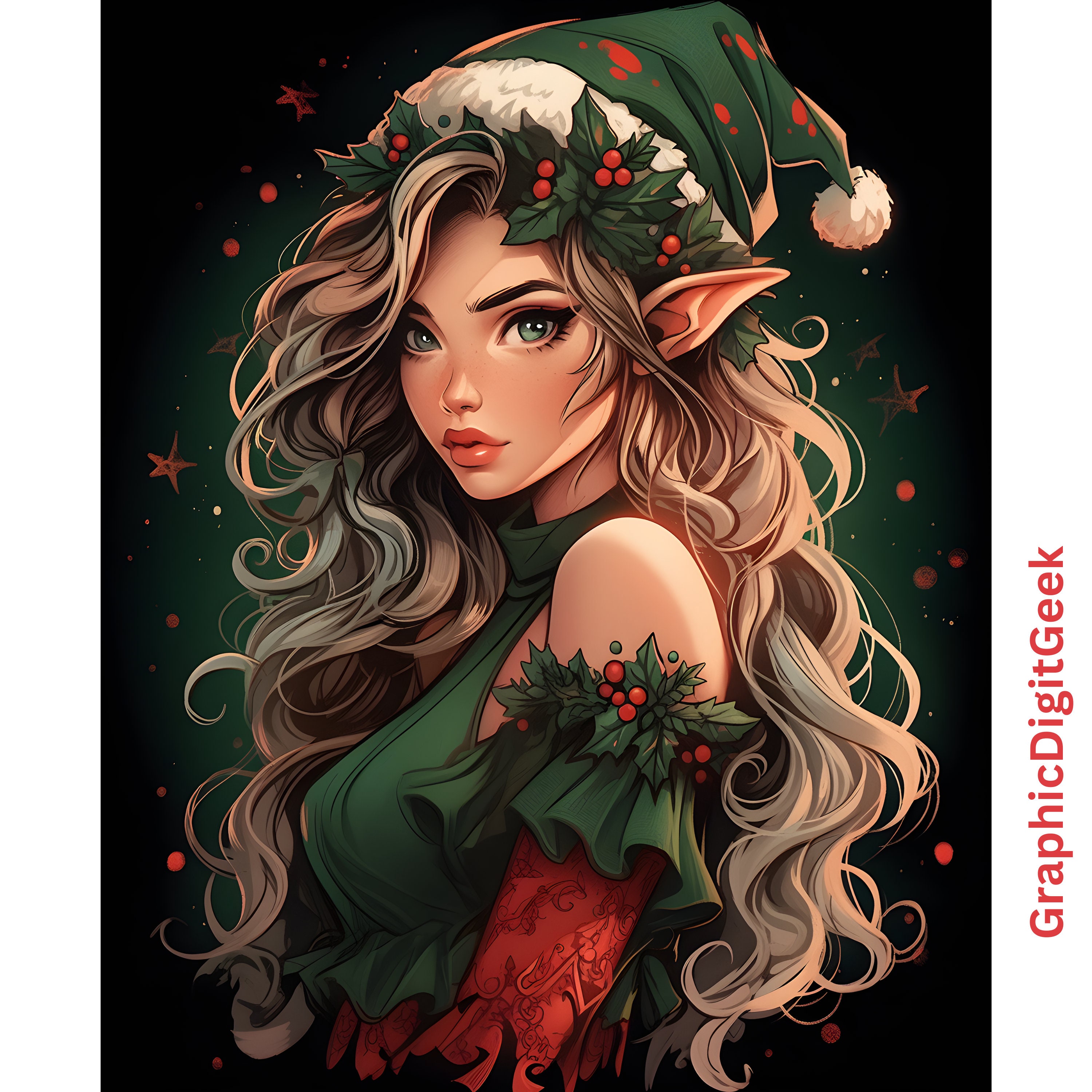85 PNG Files. Yuletide Joy: Christmas Elf Digital Downloads for Holiday ...