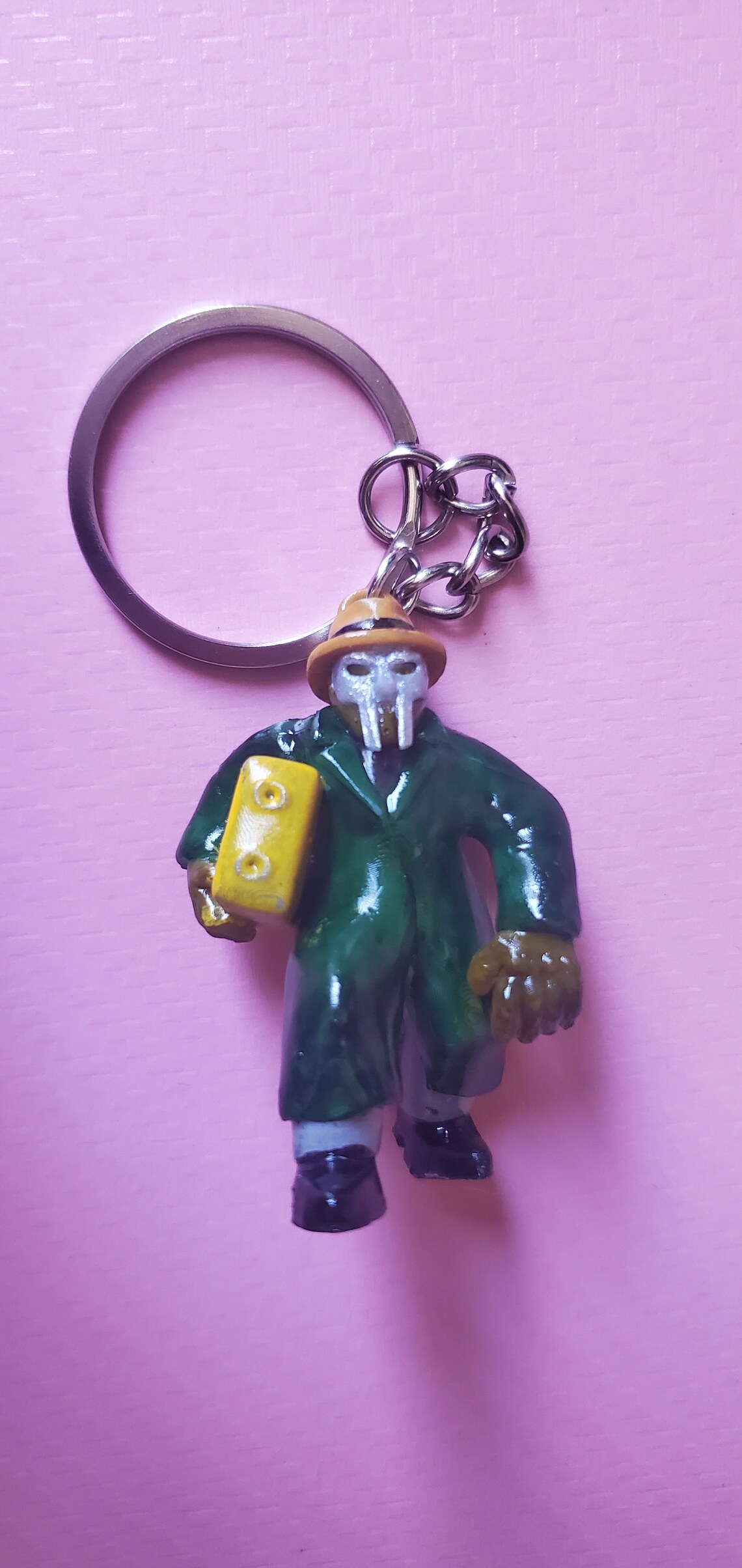 Itsy-bitsy Villain: the Tiny MF DOOM Keychain - Etsy