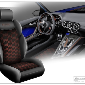 Stunning Hand-drawn Digital Vehicle Renderings | Custom Car Art and ...