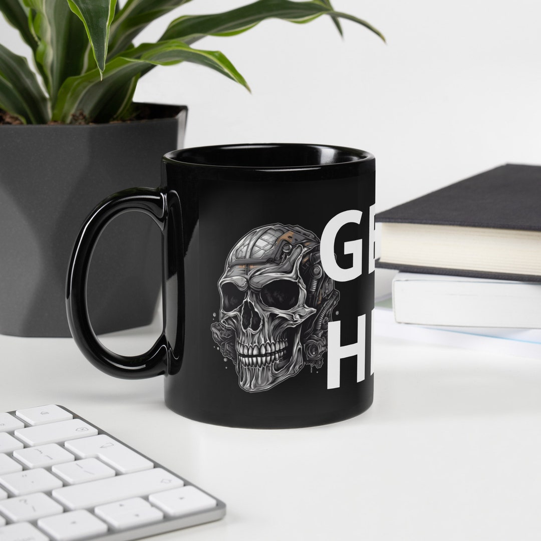Gear Head Skull Engine Parts Mug | Perfect Gift for Car Enthusiasts and ...