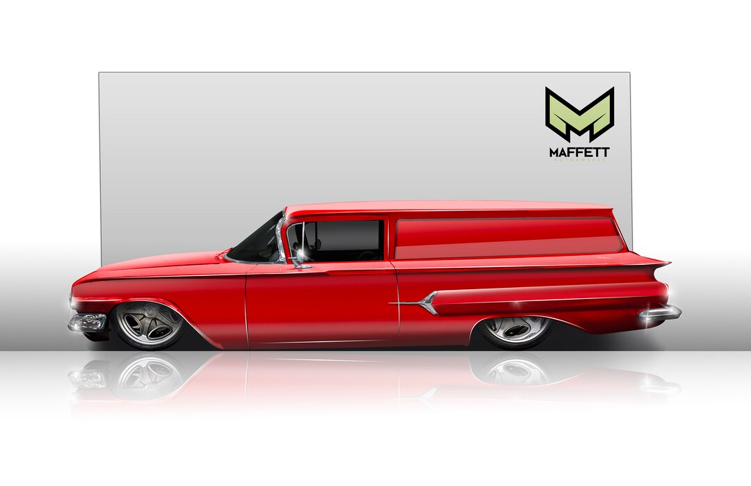 Stunning Hand-drawn Digital Vehicle Renderings | Custom Car Art and ...