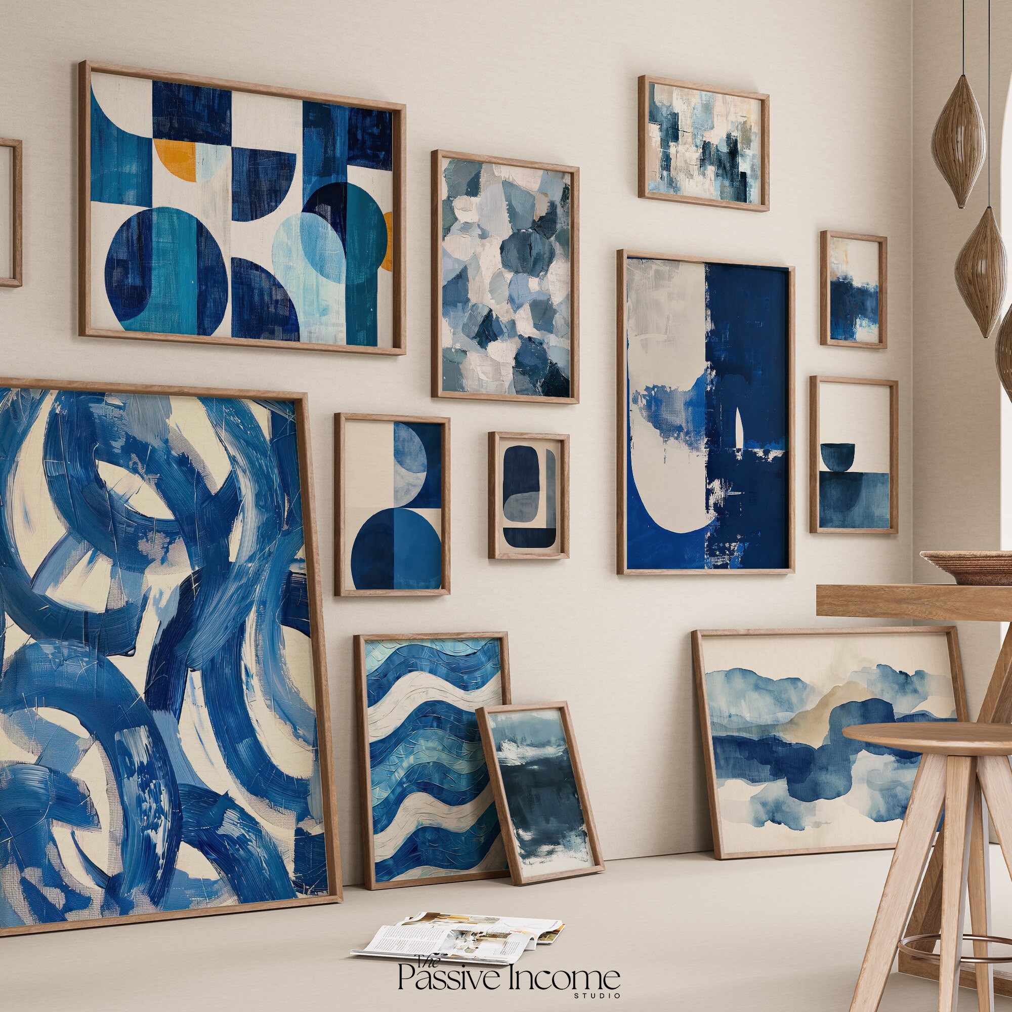 PLR 200 Digital Modern Wall Art Prints Done for You Digital Products ...