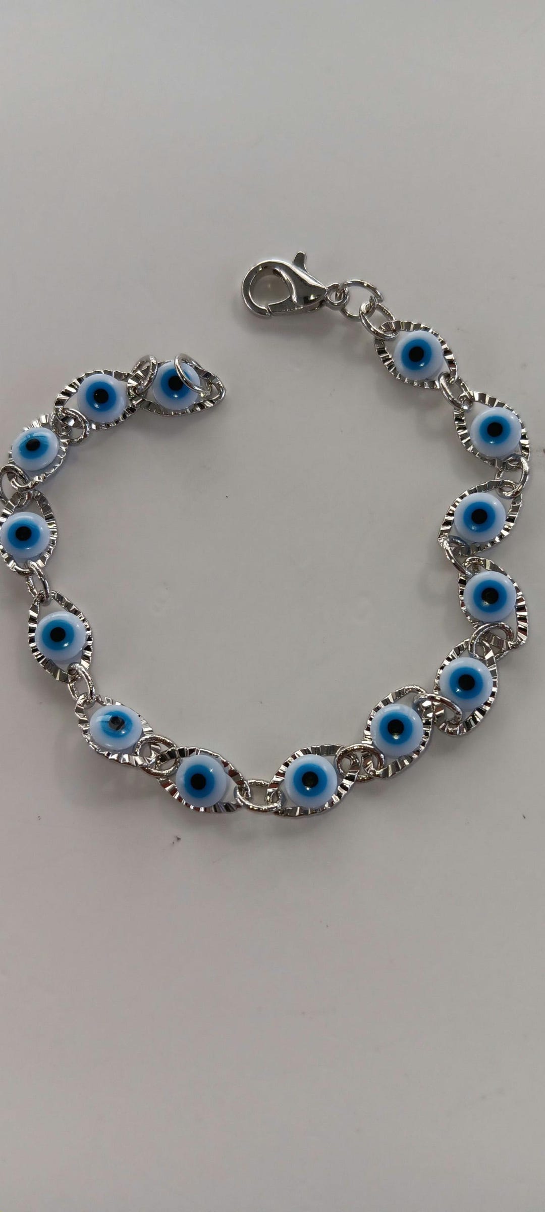 Silver 7 Inch Bracelets - Etsy