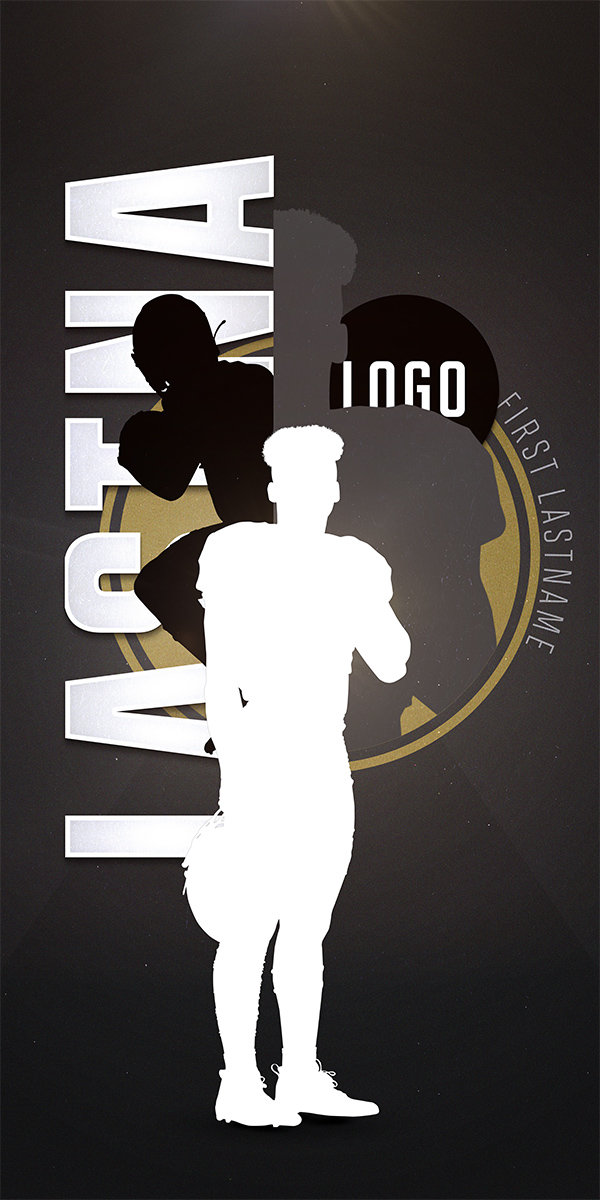 Customizable Sports Photoshop Template SPLIT Unique, Easy-to-use, Quick ...