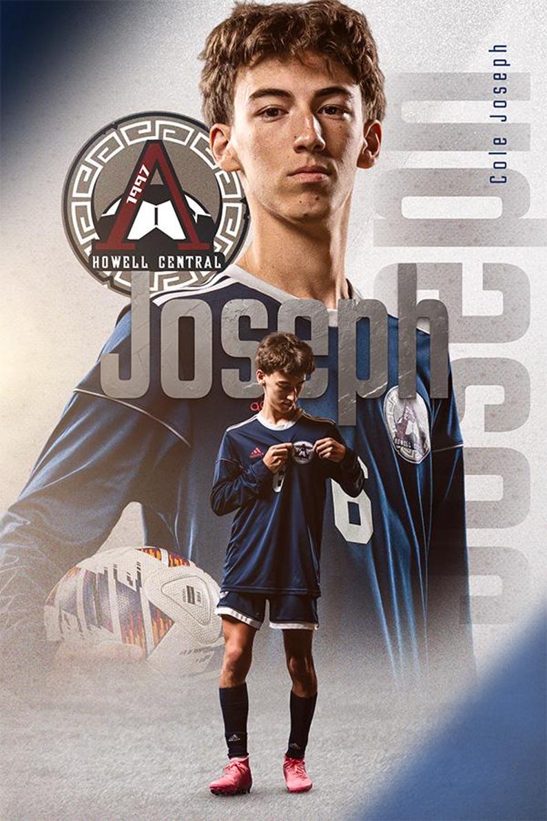 Senior Sports Template - Quick, Easy to Use PHOTOSHOP Template That ...