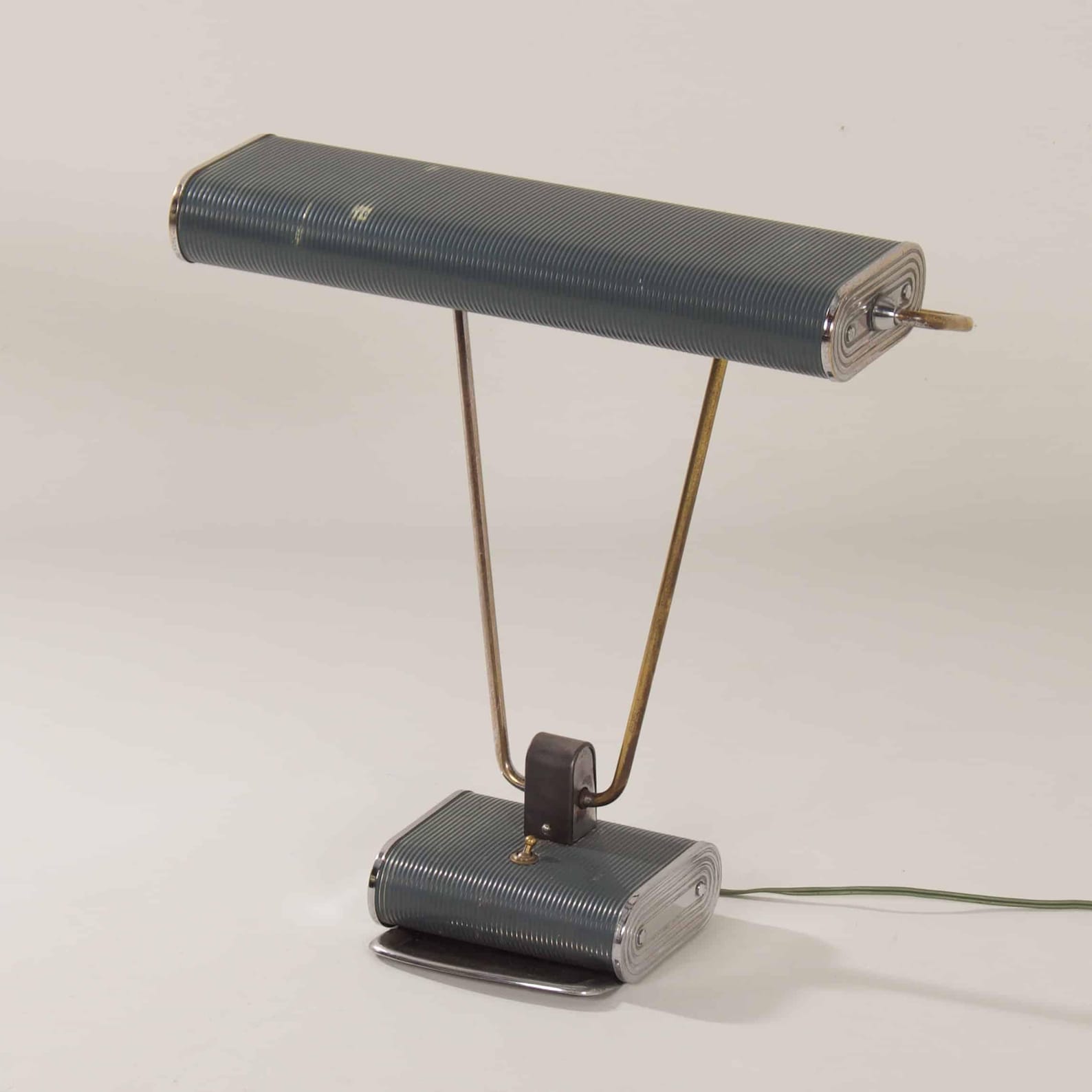 French N71 Desk Lamp by Atelier Jumo, 1960s | Blue Grey, Art Deco - Etsy