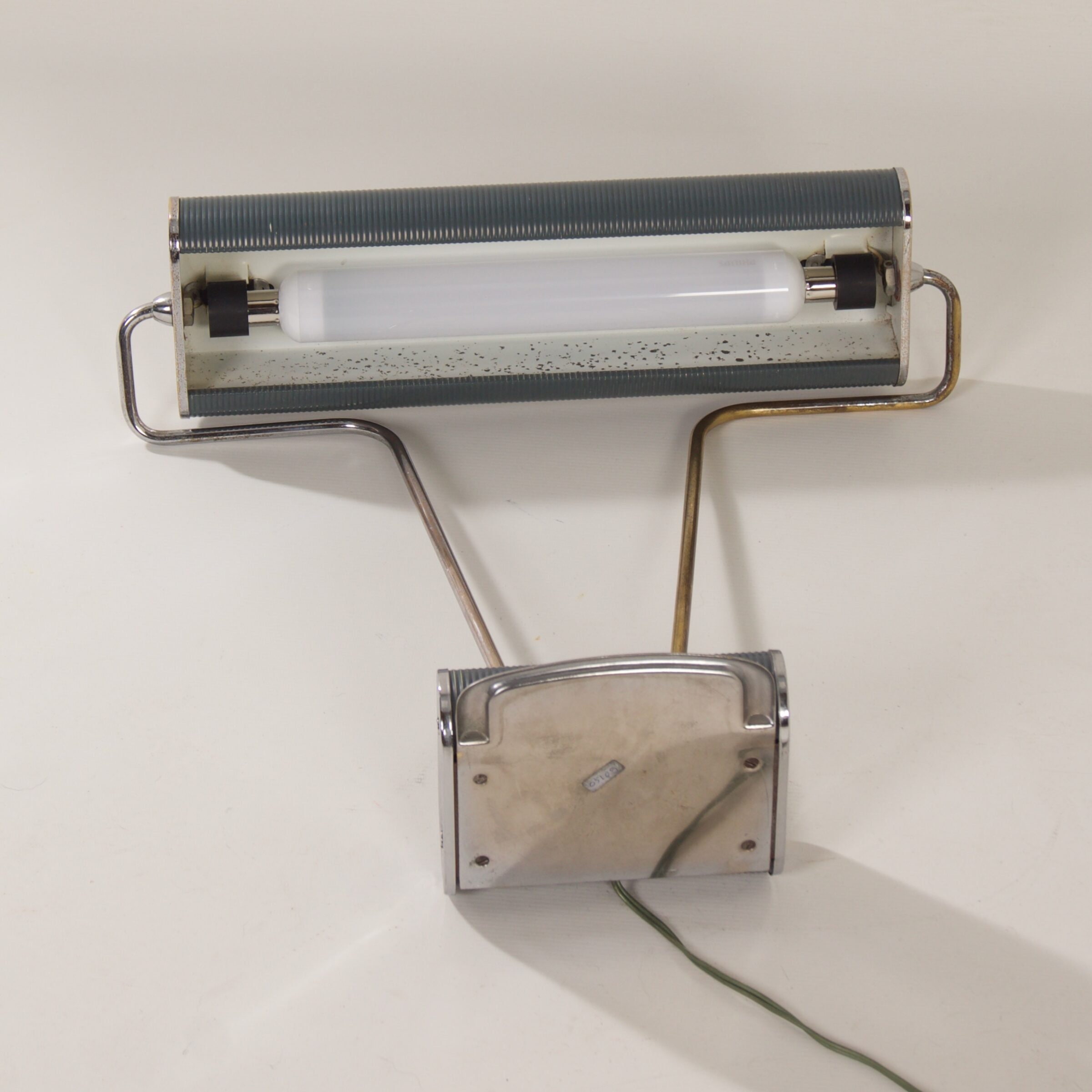 French N71 Desk Lamp by Atelier Jumo, 1960s Blue Gray, Art Deco - Etsy