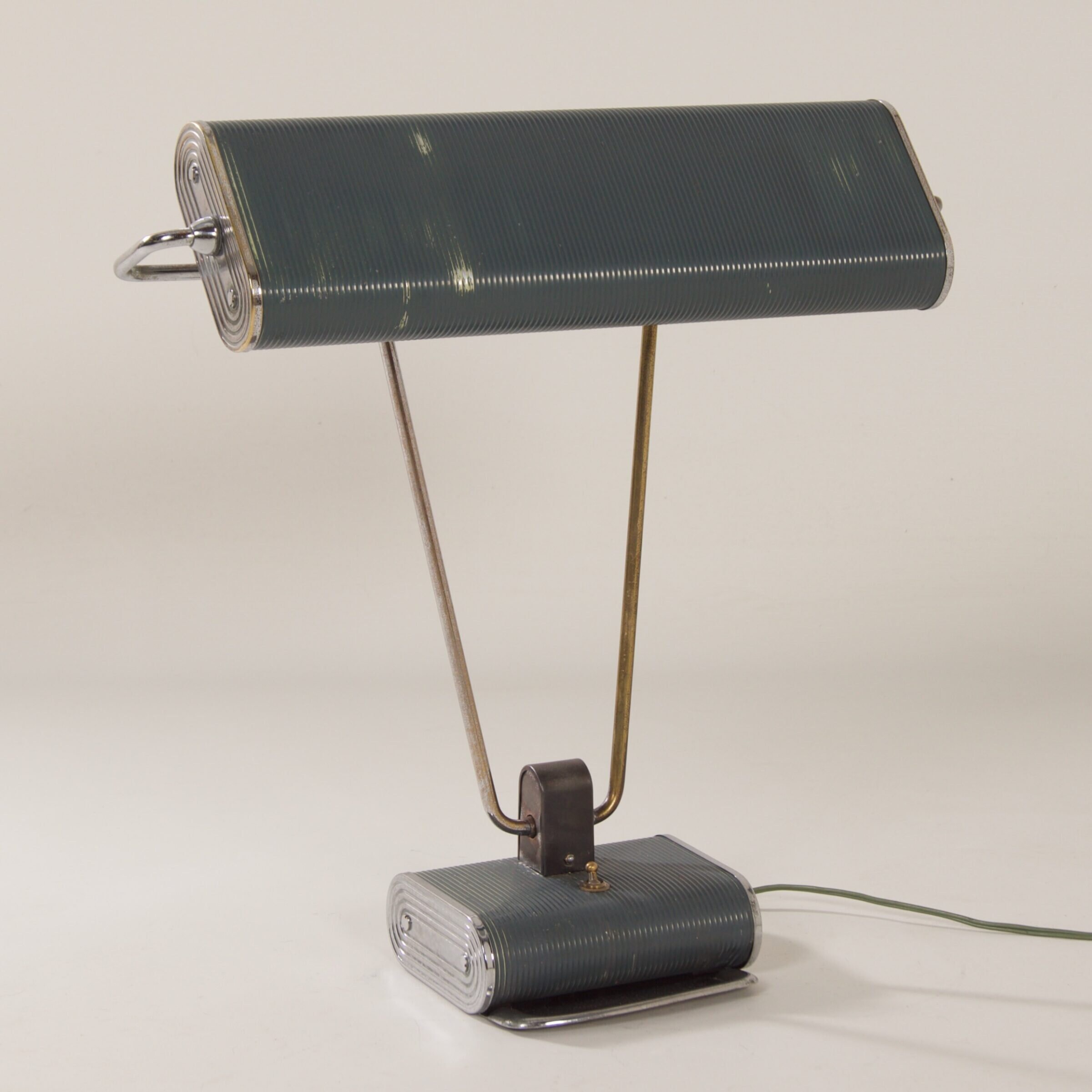 French N71 Desk Lamp by Atelier Jumo, 1960s Blue Gray, Art Deco - Etsy
