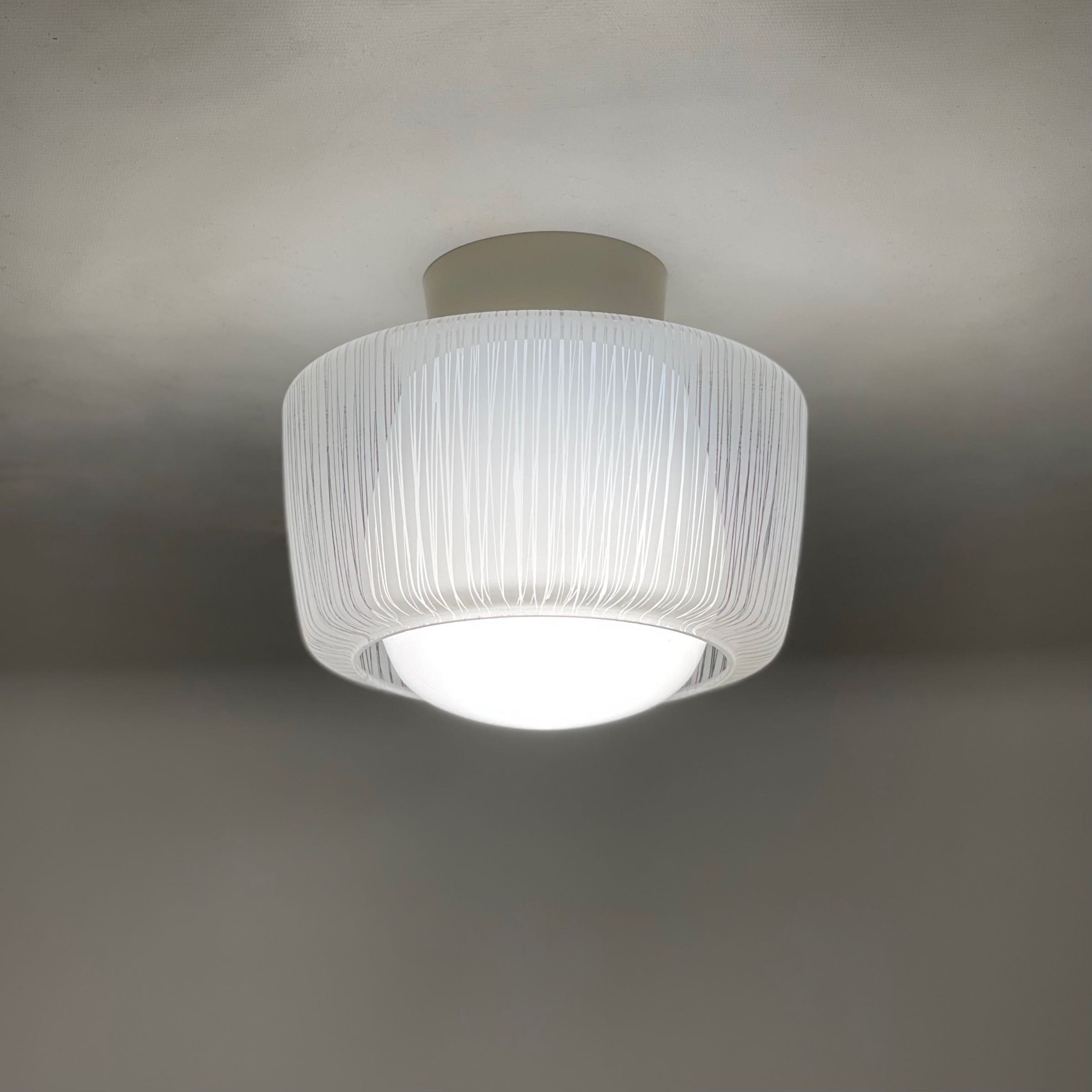 Vintage Ceiling Lamp With Two Glass Shades by Niko, 1960s - Etsy UK