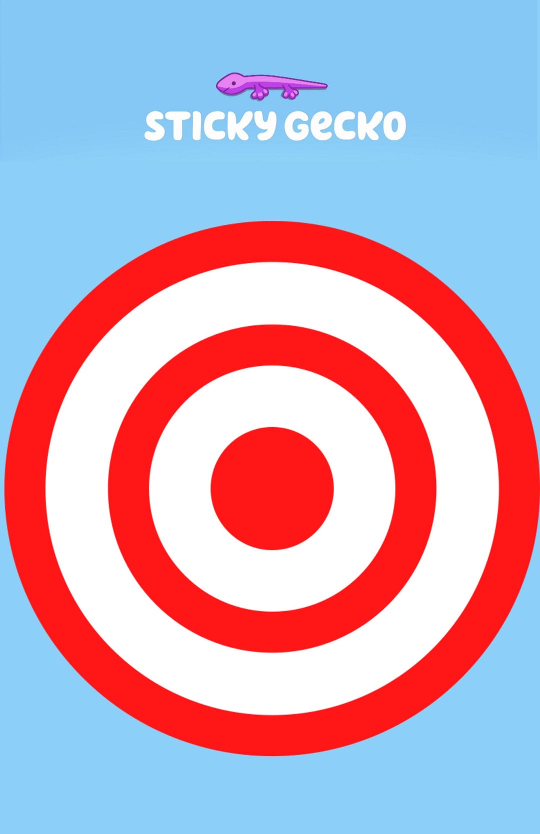 Sticky Gecko Target Party Game - Printable Party Games for Kids - Gecko ...