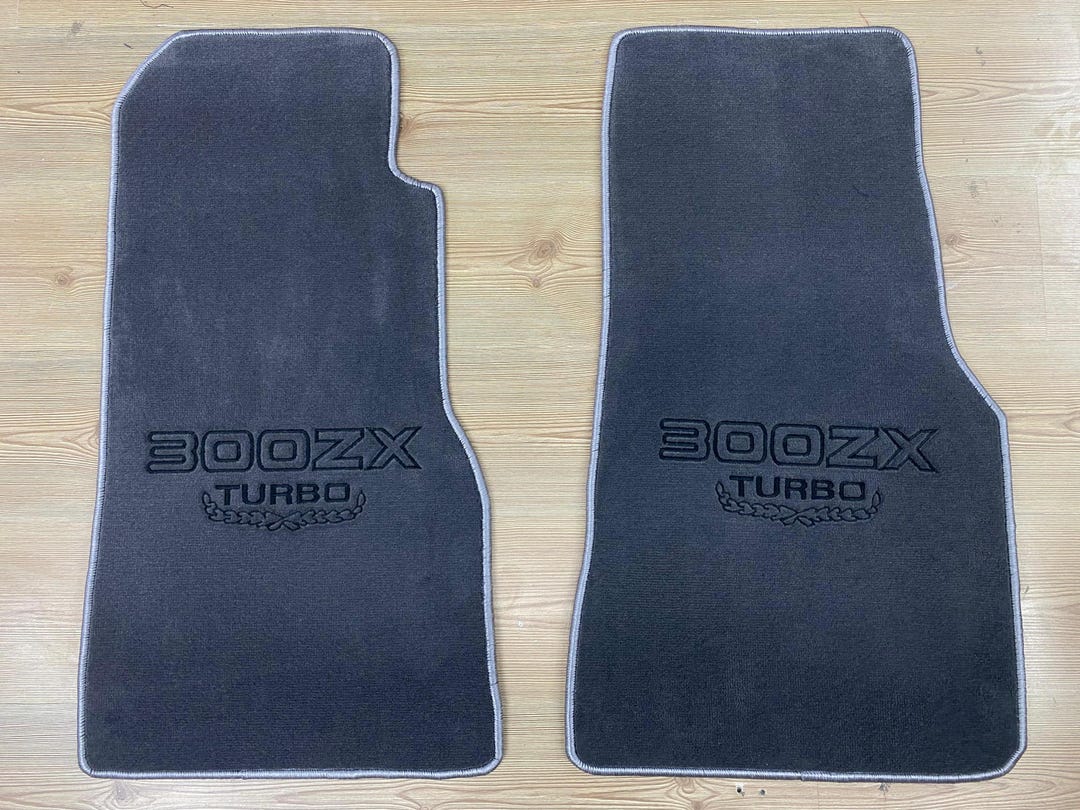 For Nissan 300 ZX Z31 Twin Turbo Floor Mat Mats Carpet Gray Black ...