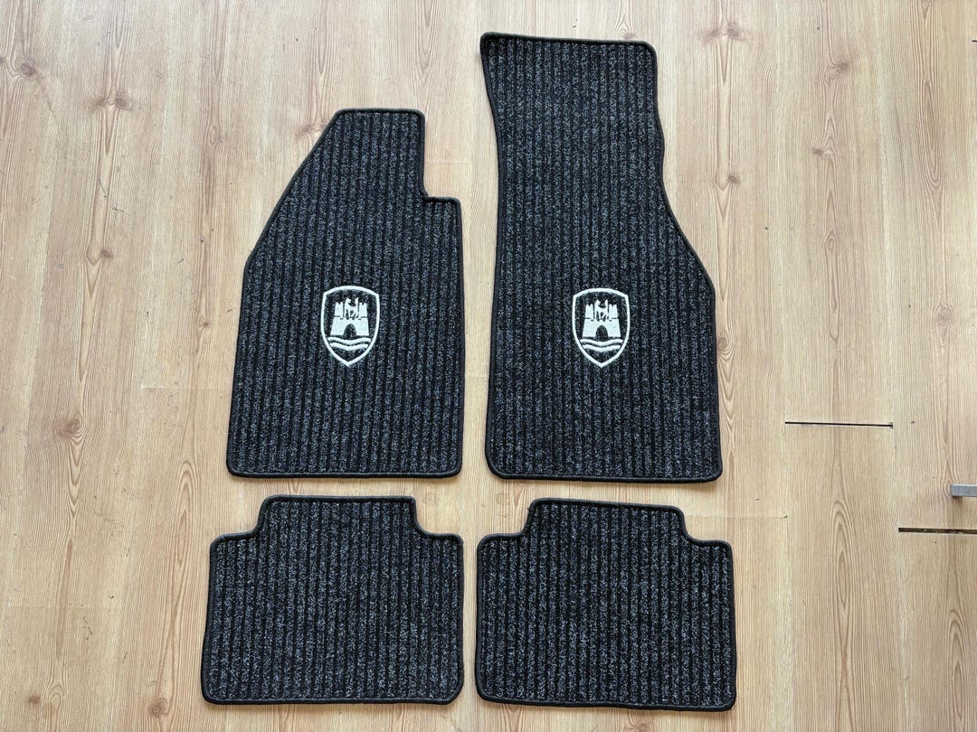 VW Beetle Floor Mats: Ribbed Black Carpet, 4-piece Set (1950-78) - Etsy