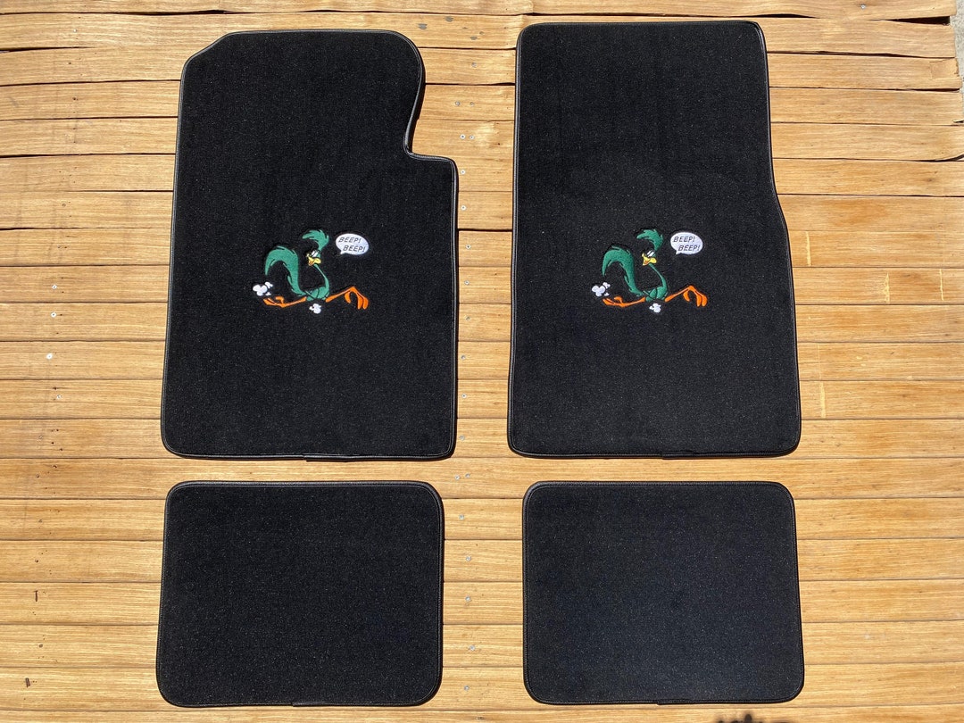 For Plymouth Road Runner Automatic Transmis. Floor Mat Carpet Black ...