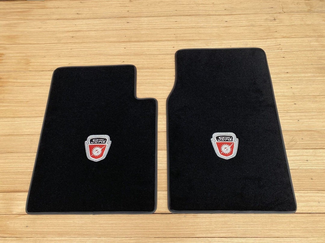 Fit for Ford F100 Pickup Truck Floor Mat Mats Carpet Black Set of 2 ...