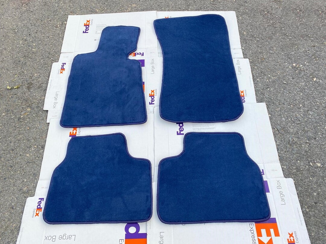 Fit for BMW E30 4dr. Sedan Velour Floor Mat Mats Carpet Navy Blue Set Of4 M3 1986-94 LHD - Etsy