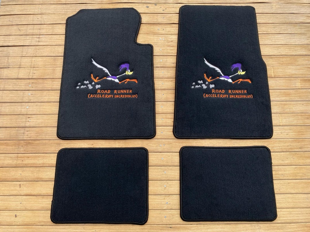 For Plymouth Road Runner Automatic Transmis. Floor Mat Carpet Black ...