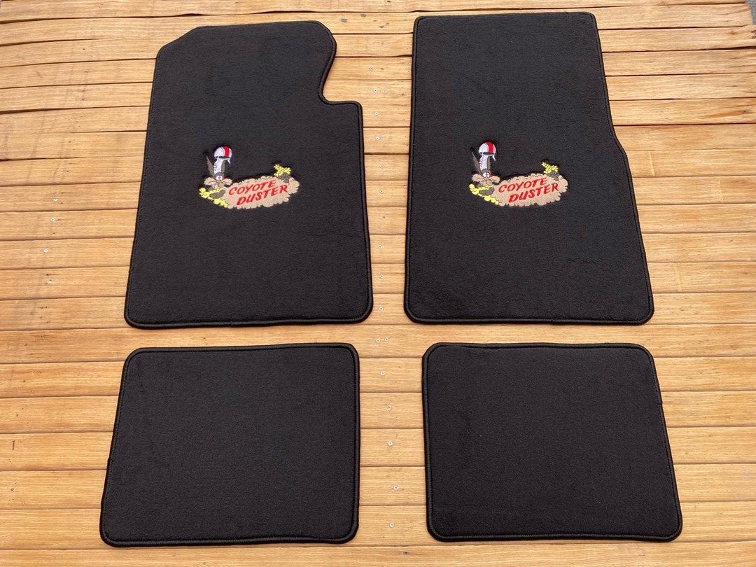 For Plymouth Road Runner Automatic Transmis. Floor Mat Carpet Black ...