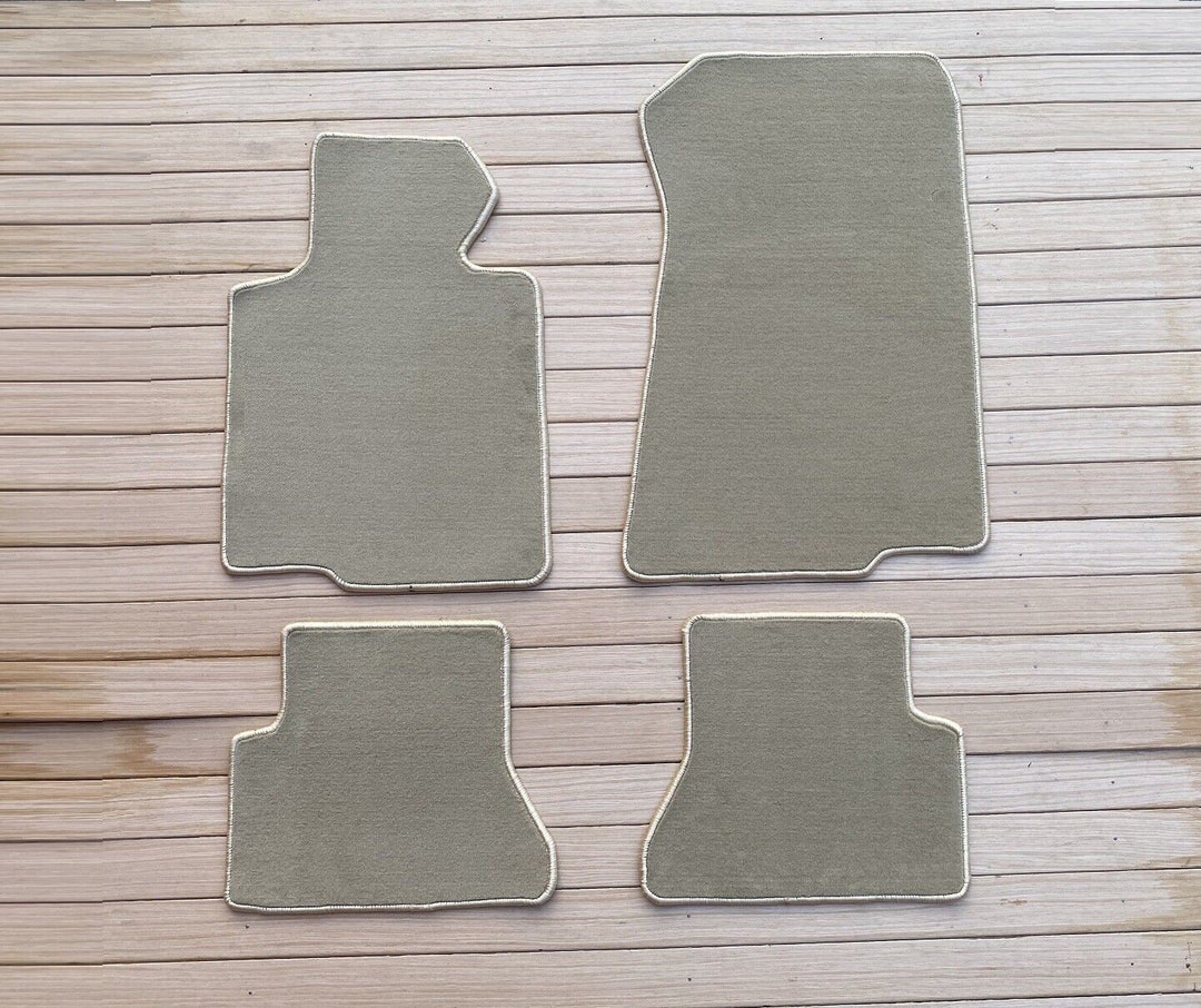 Beige Velour Floor Mats for BMW E46 M3 2001-06 (LHD, 4pcs) - Etsy