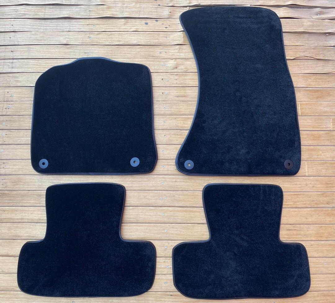 For Audi Q5 SQ5 RSQ5 2008-2016 Black Floor Mats Clips LHD Set of 4 - Etsy