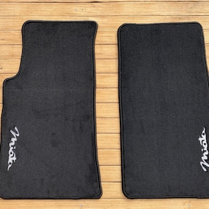 Fit for Mazda Miata MX5 NB Custom Velour Floor Mats Carpet Black 2pcs ...