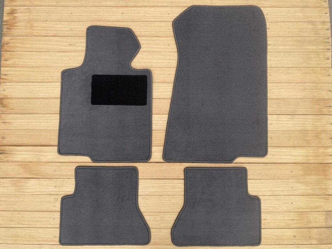 BMW E46 M3 Gray Velour Floor Mats: 4-piece Set (2001-06) - Etsy