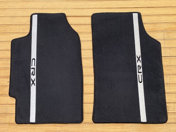 Fit for Honda CRX Civic EF Vtec Black Floor Mats Carpet 2 Pcs Front 88 91 Velour LHD Etsy