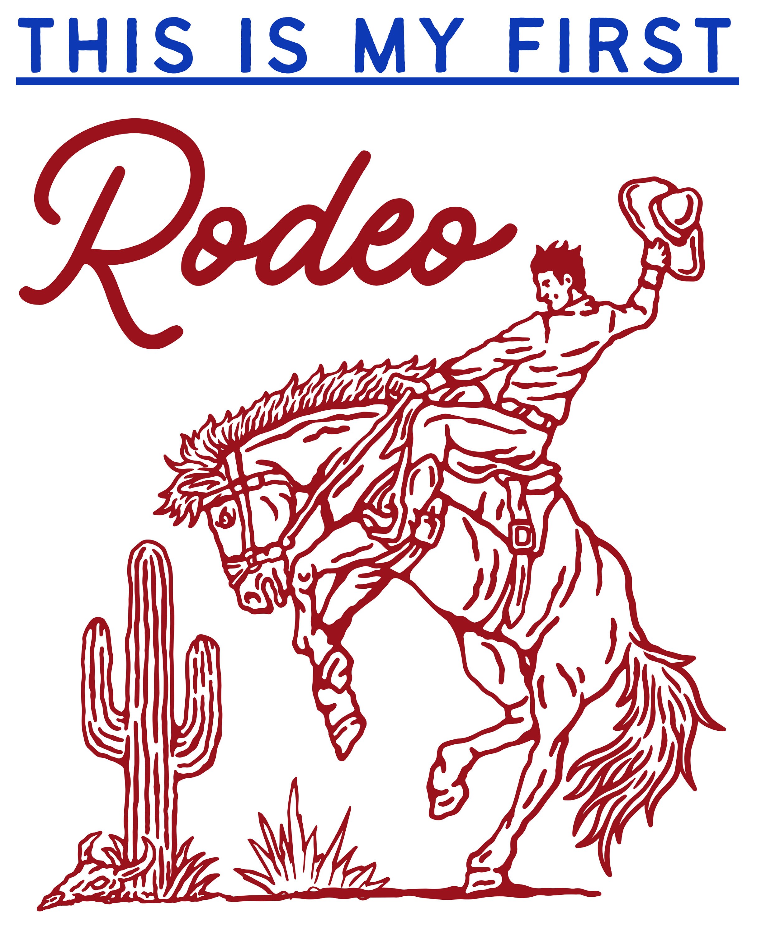 My First Rodeo Digital Download - Etsy