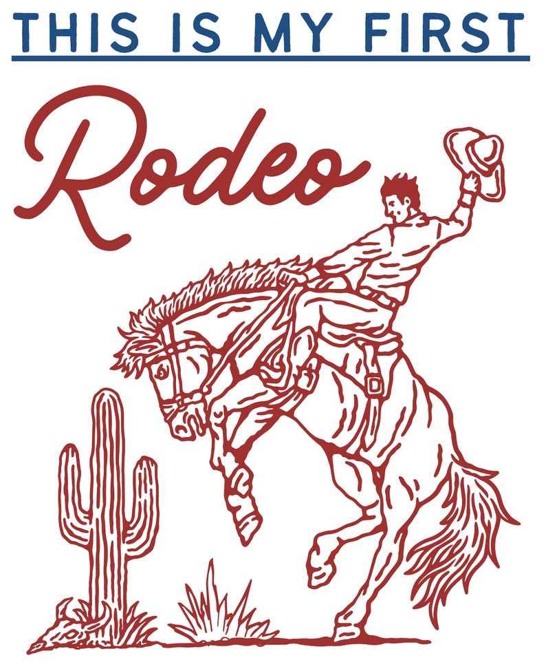 My First Rodeo Digital Download - Etsy