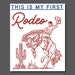 My First Rodeo Digital Download - Etsy