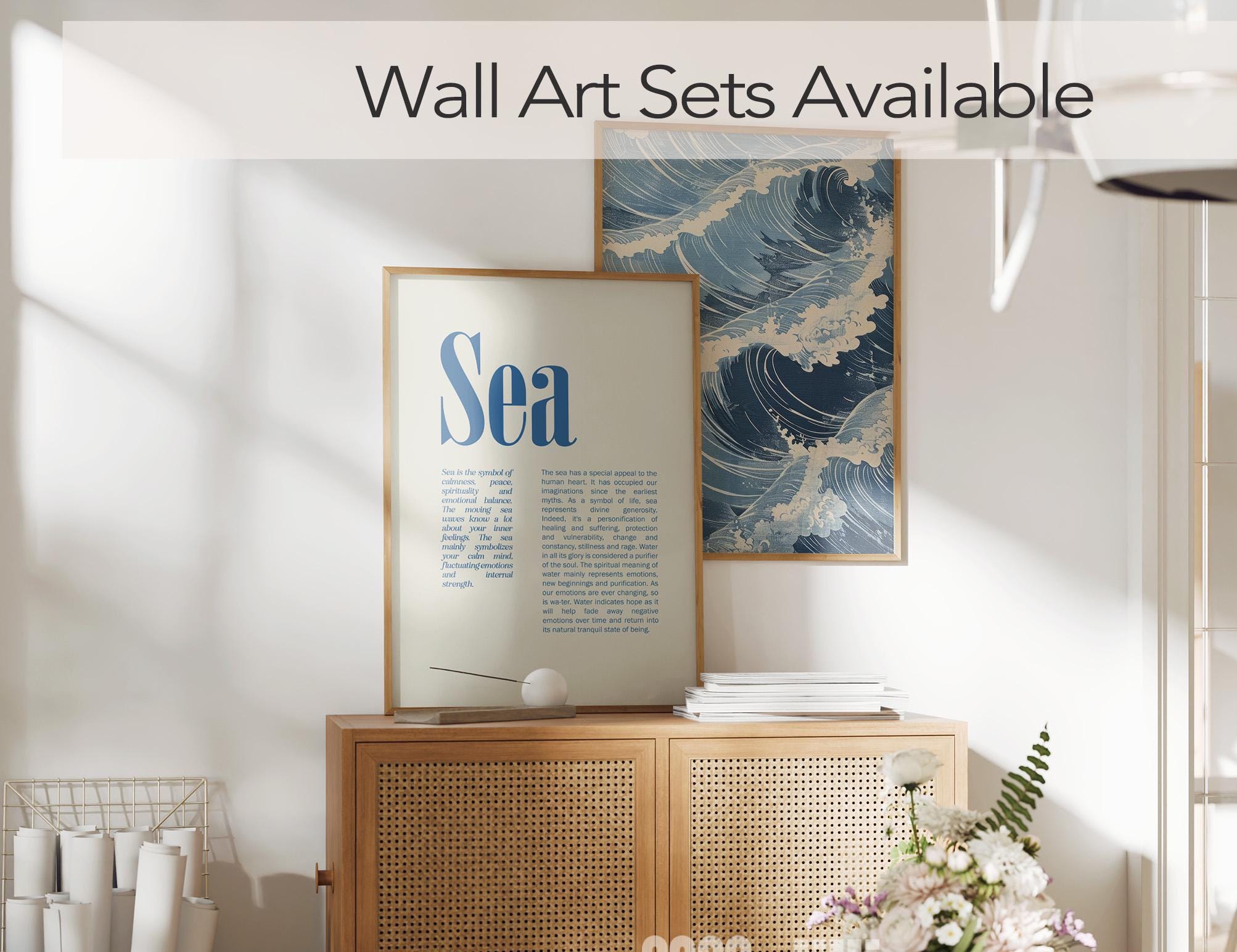Sea Definition Print, Blue Coastal Wall Art - Etsy