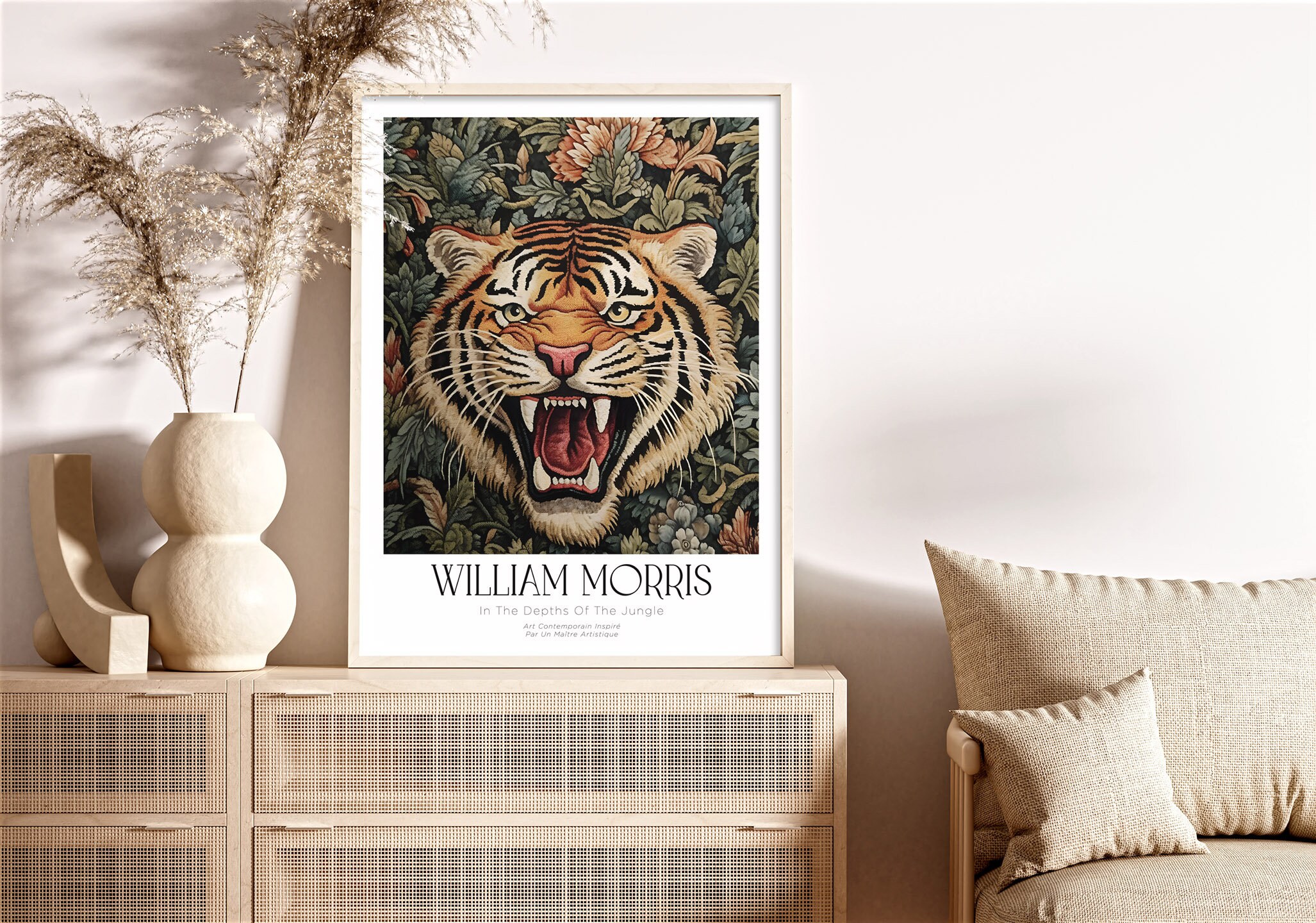 William Morris Print Famous Artist Prints William Morris Wall Art Tiger ...
